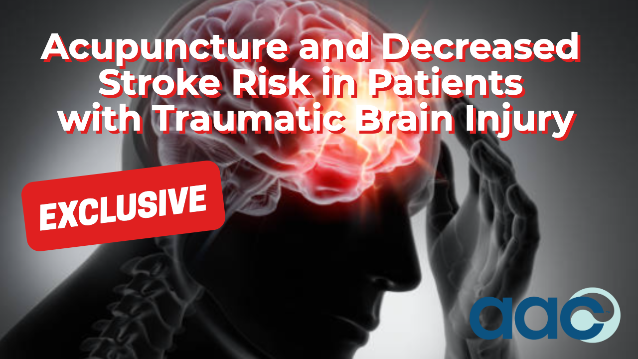 Acupuncture and Decreased Stroke Risk in Patients with Traumatic Brain ...